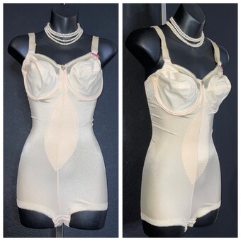 New/Old Stock Vintage 1970's GODDESS Beige Body Shaper Girdle w/ Tag ...