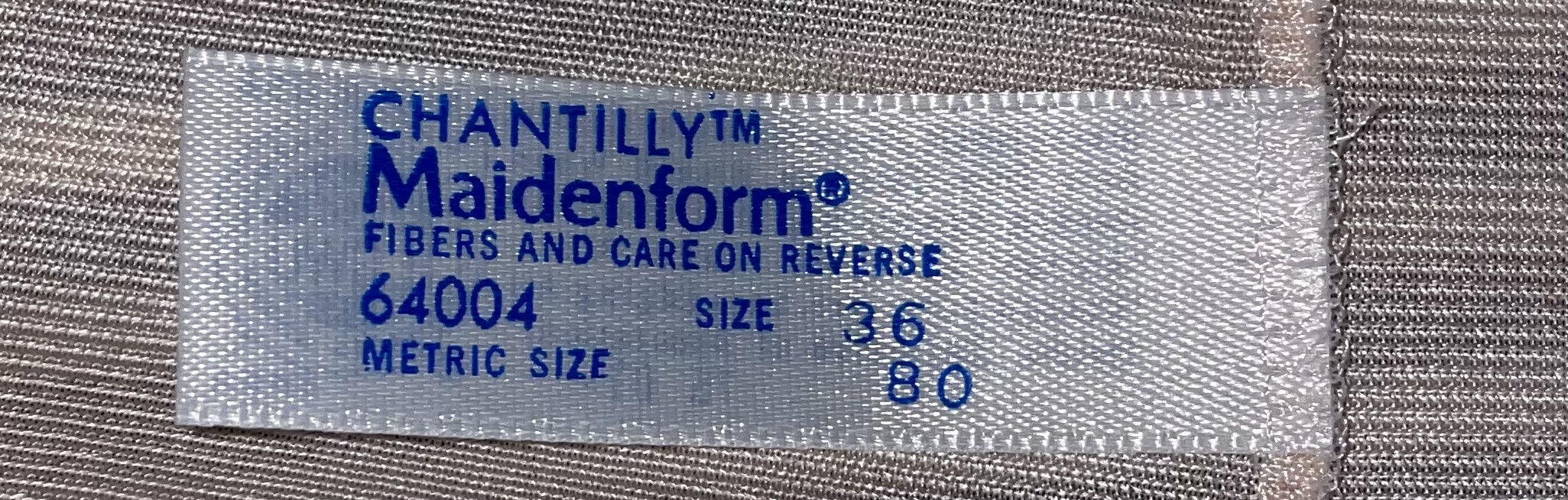 Exclusive Collection - 1990's MAIDENFORM "Chantilly" Lace Trim Half ...