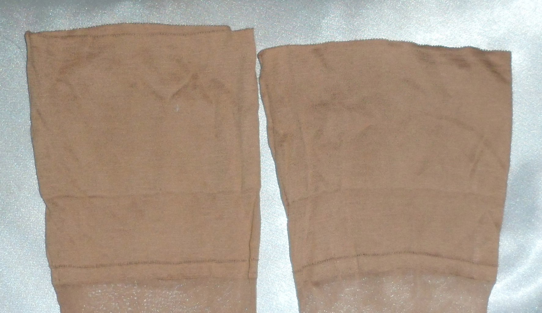 Vintage 1930's SEAMED Ladies Long Tan Stockings w/ Cuban Heel RHT ...