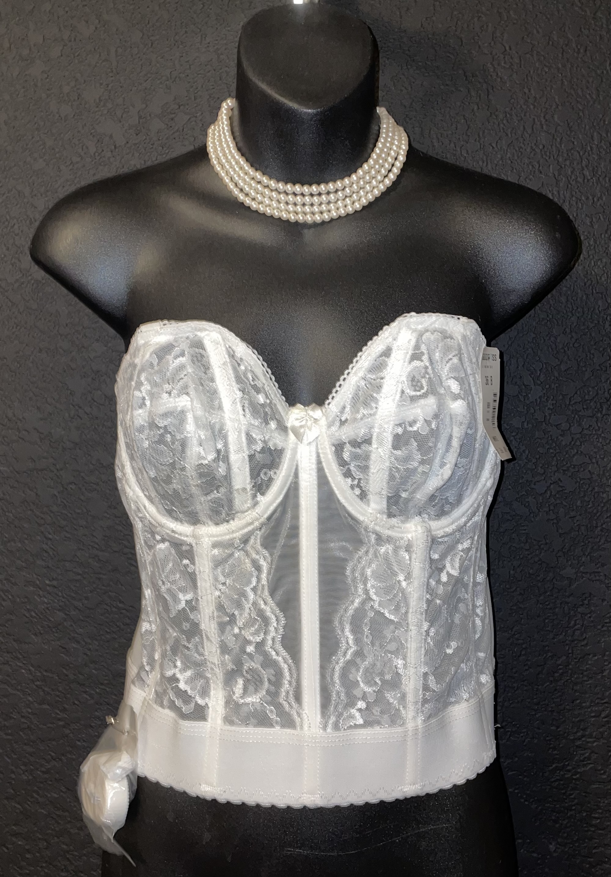 Dead Stock Vintage 1980's GODDESS Strapped or Strapless Longline Bra ...