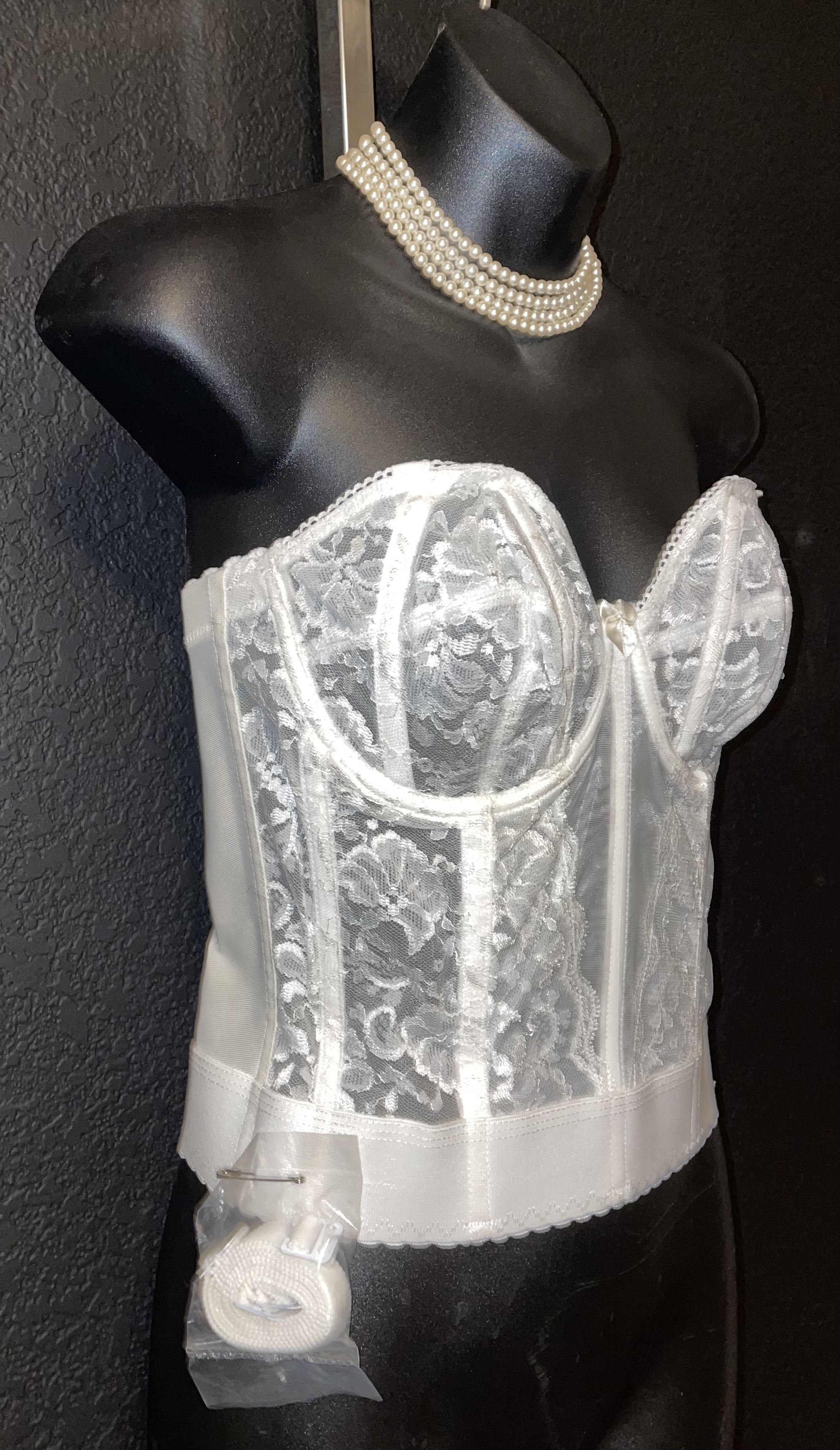 Dead Stock Vintage 1980's GODDESS Strapped or Strapless Longline Bra ...