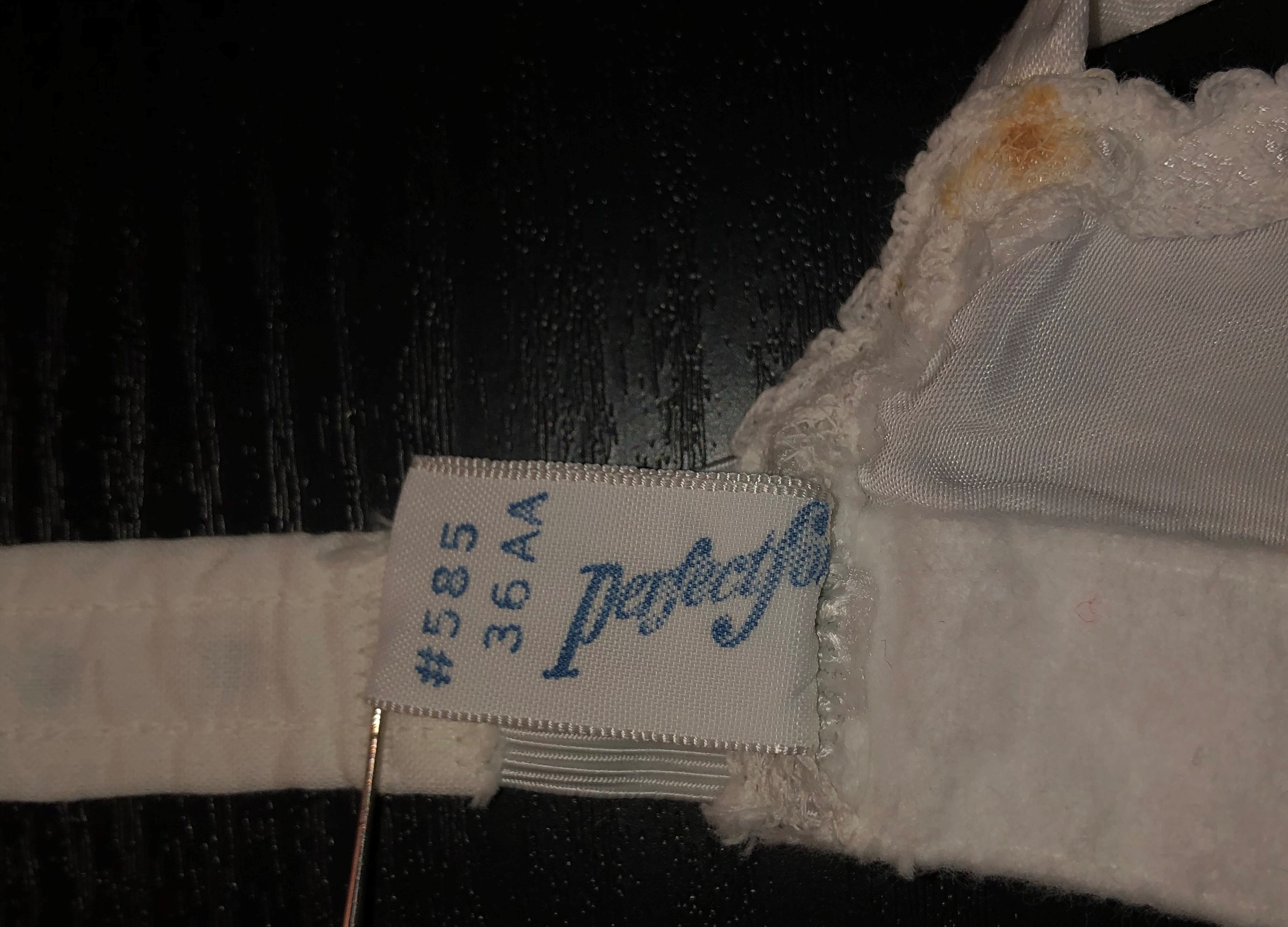 Vintage 1940's White Satin PERFECTFORM "Junior Miss" First / Starter ...